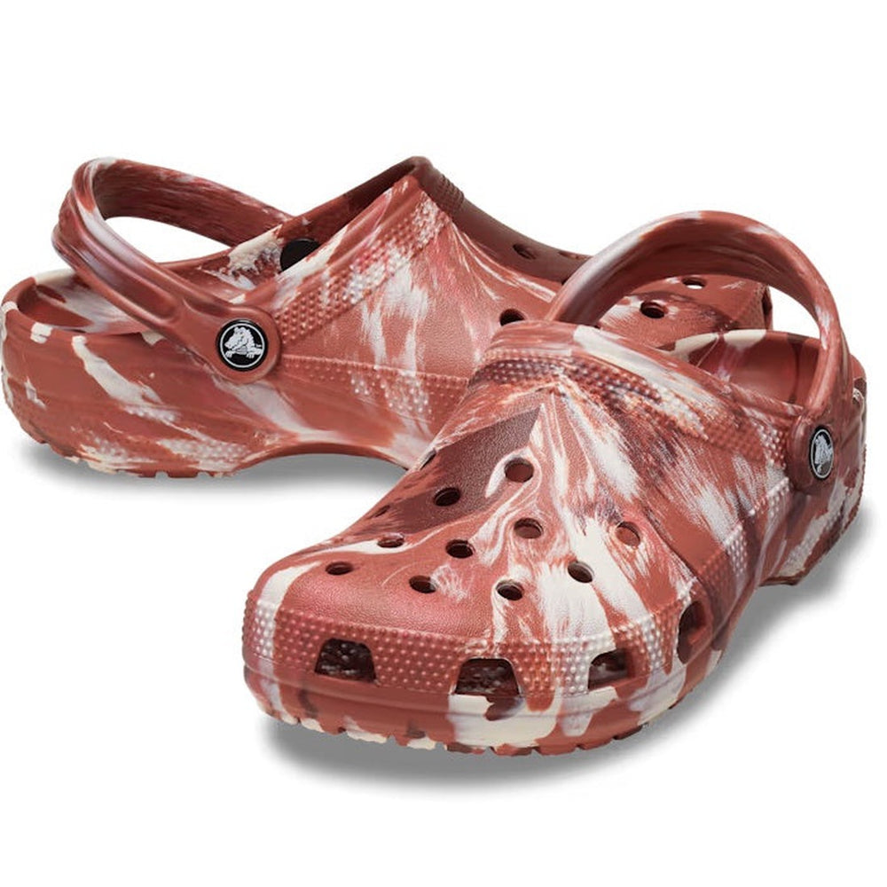 Crocs - Classic Marbled Clog Dark Clay Multi Adults CLEARANCE