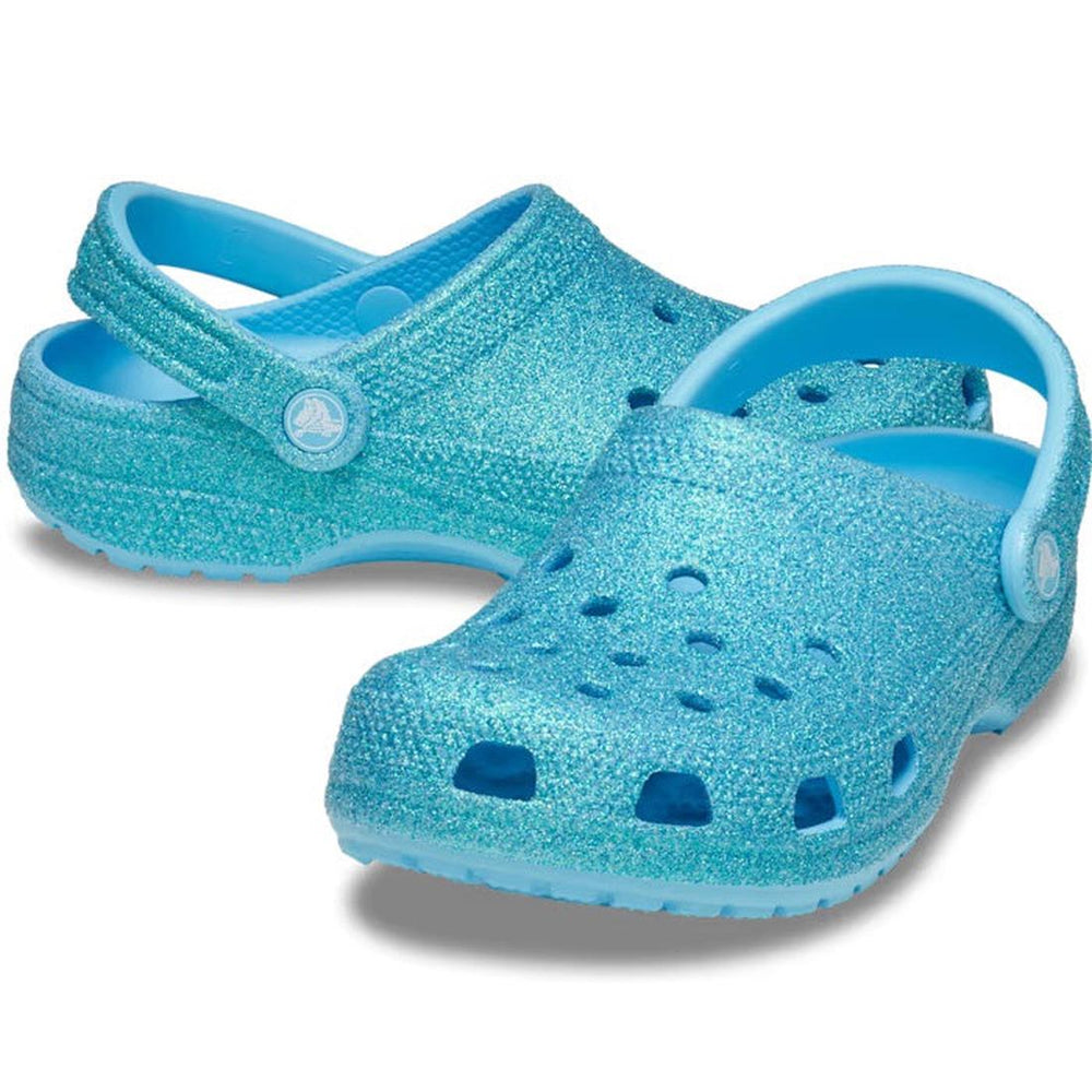 Crocs Classic Clog Iridescent Glitter Tinted Glass Adults CLEARANCE