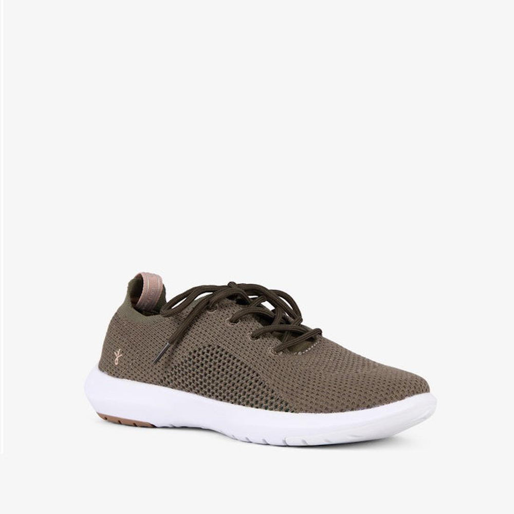 Emu Womens Springbrook Wool Knit Trainer Dark Olive